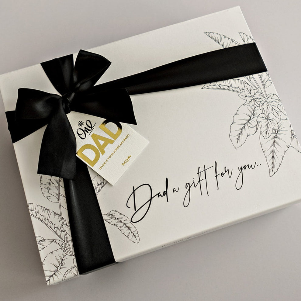 Personalised Modern Palm Gift Box | Gift Hampers Dad Fathers Day ...